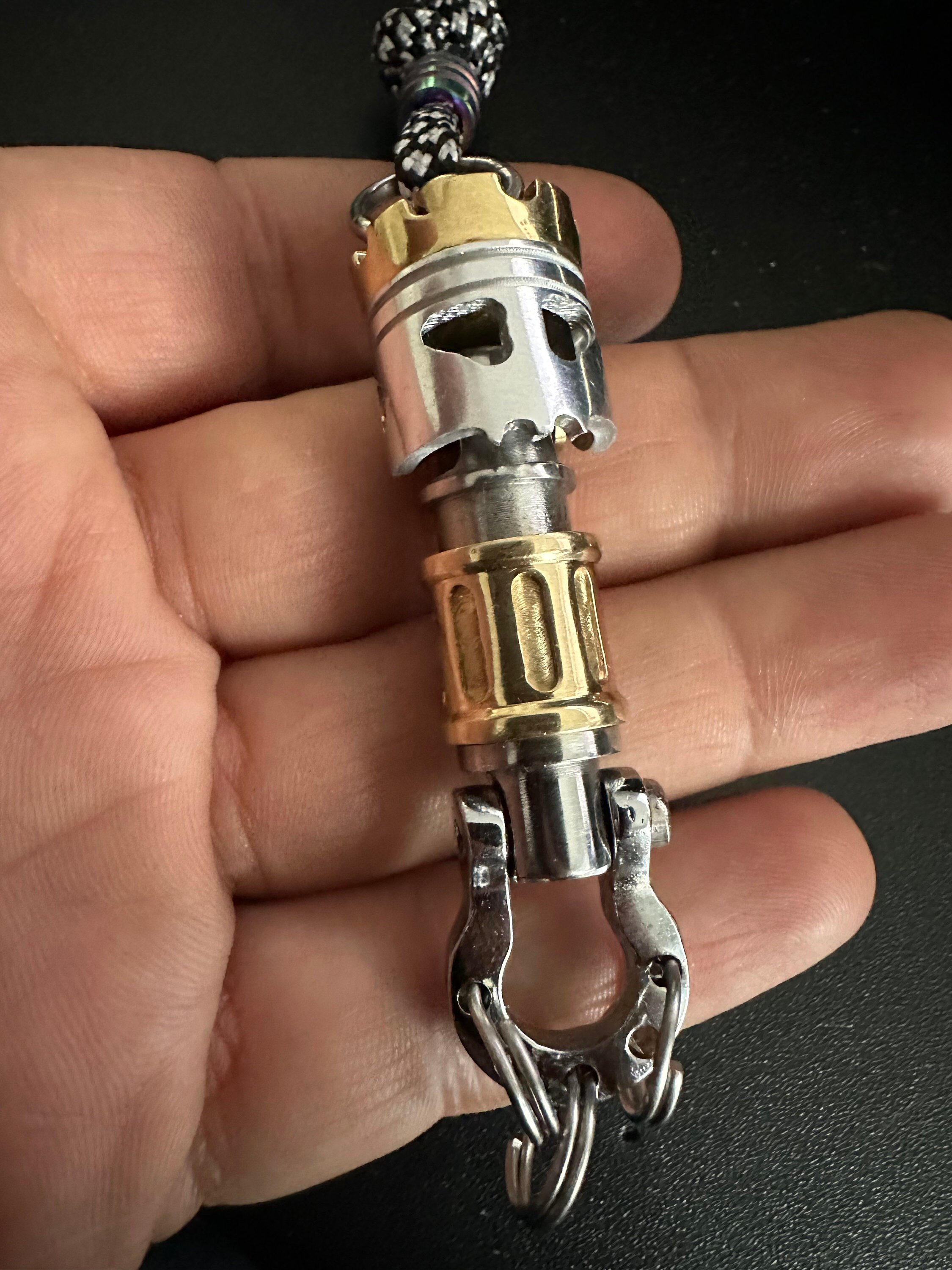 KYLINK Quick Release Connector Key Chain With Skull Piston Bob Car ...