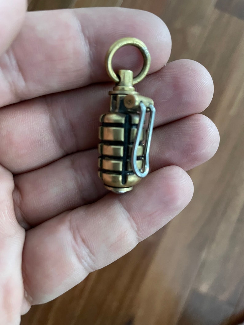 KYLINK EDC Pocket Keychain Bead Rocket Bomb Rotating Pendant | Etsy