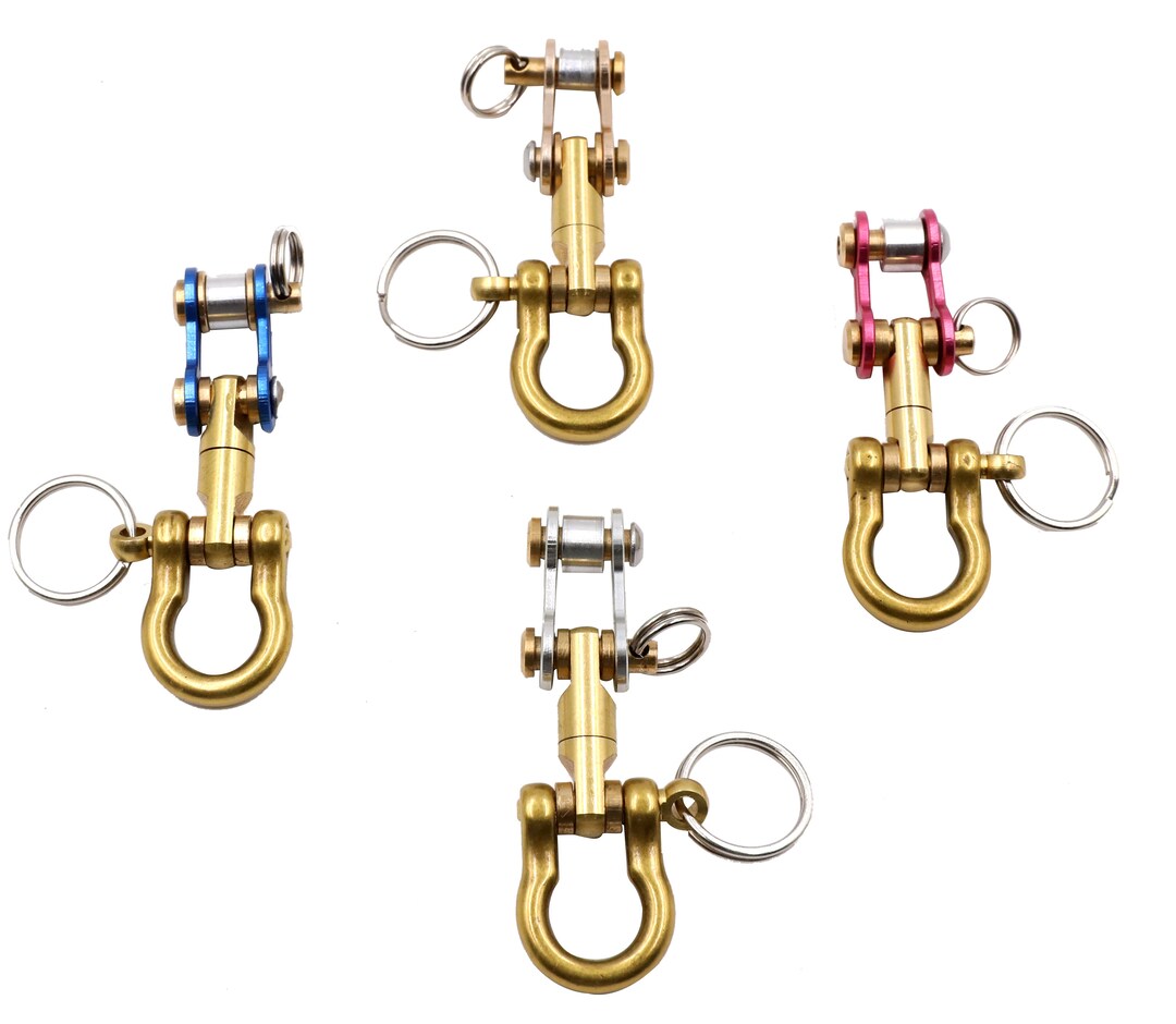 KYLINK EDC Bike Link Connector Kit W/swivel for Carabiner Keychain Key ...