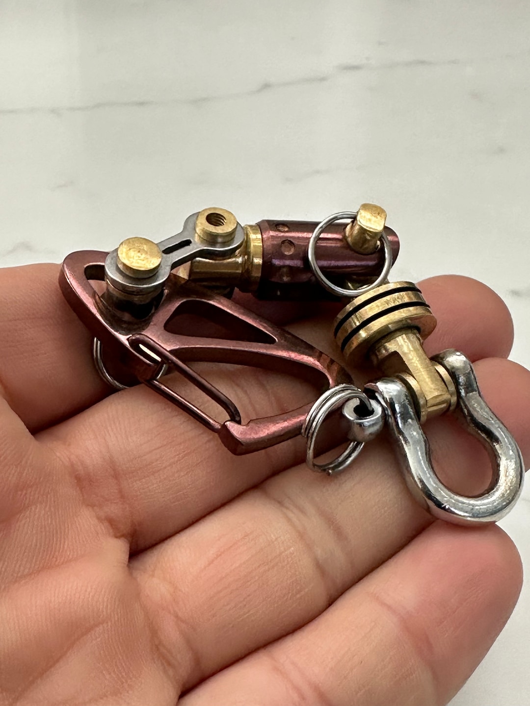 KYLINK Key Chain Ti Swivel-ii Multi-connector Ti-drone Carabiner Swivel ...