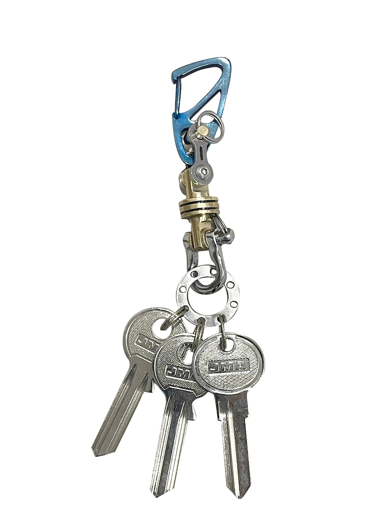 KYLINK Carabiner Split Car Key Ring EDC Keychain Anodize in | Etsy