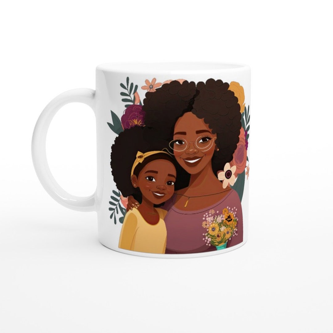 White 11oz Ceramic Mug, Mothers Daughter Mug, Mothers Day Mug, Mom Mug ...