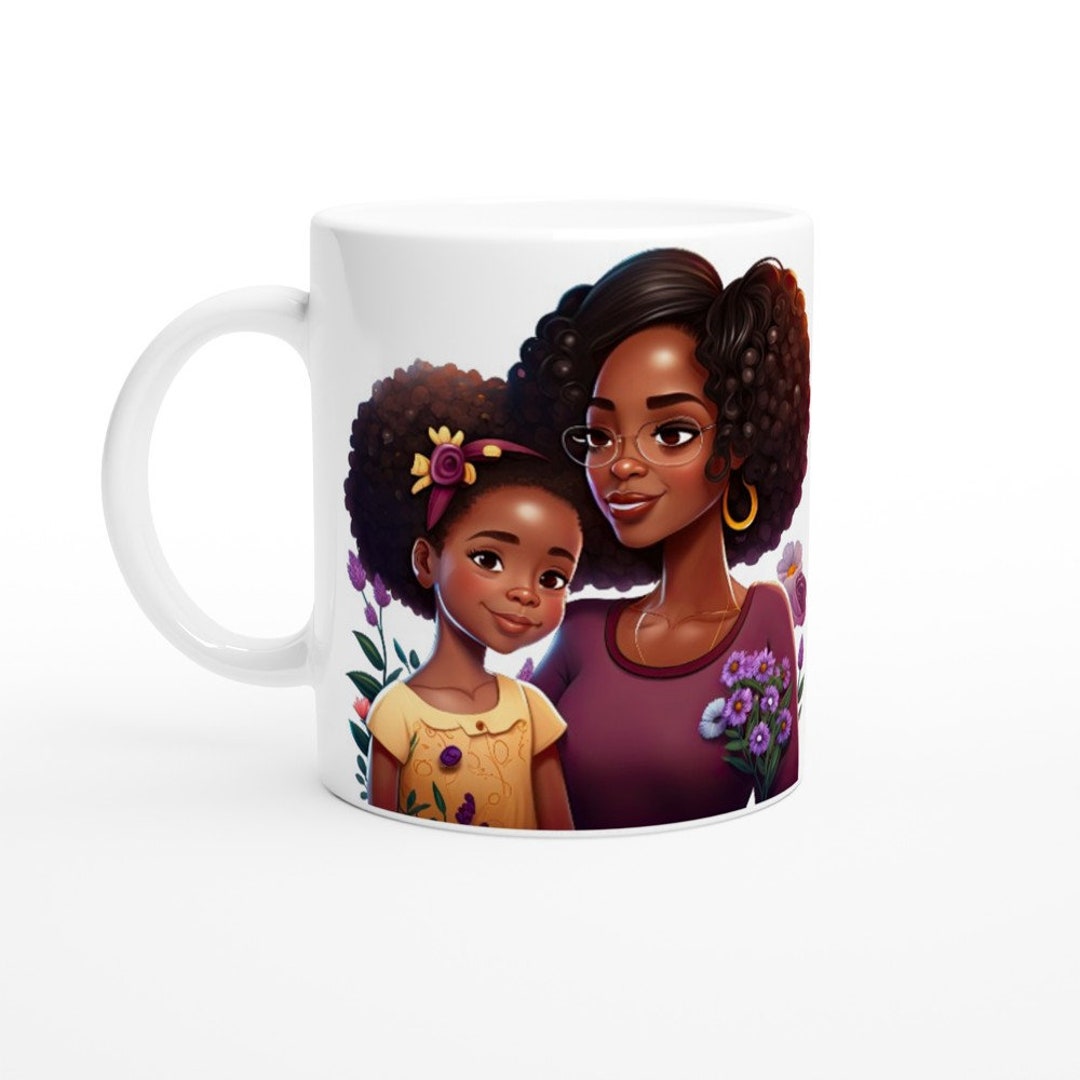 White 11oz Ceramic Mug, Mothers Daughter Mug, Mothers Day Mug, Mom Mug ...