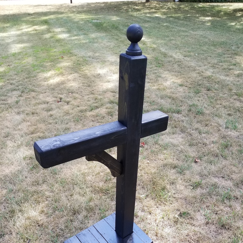 Wood Mailbox Post - Etsy