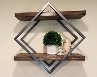 Geometric Floating Shelves - Etsy