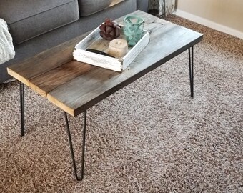 Wood coffee table | Etsy