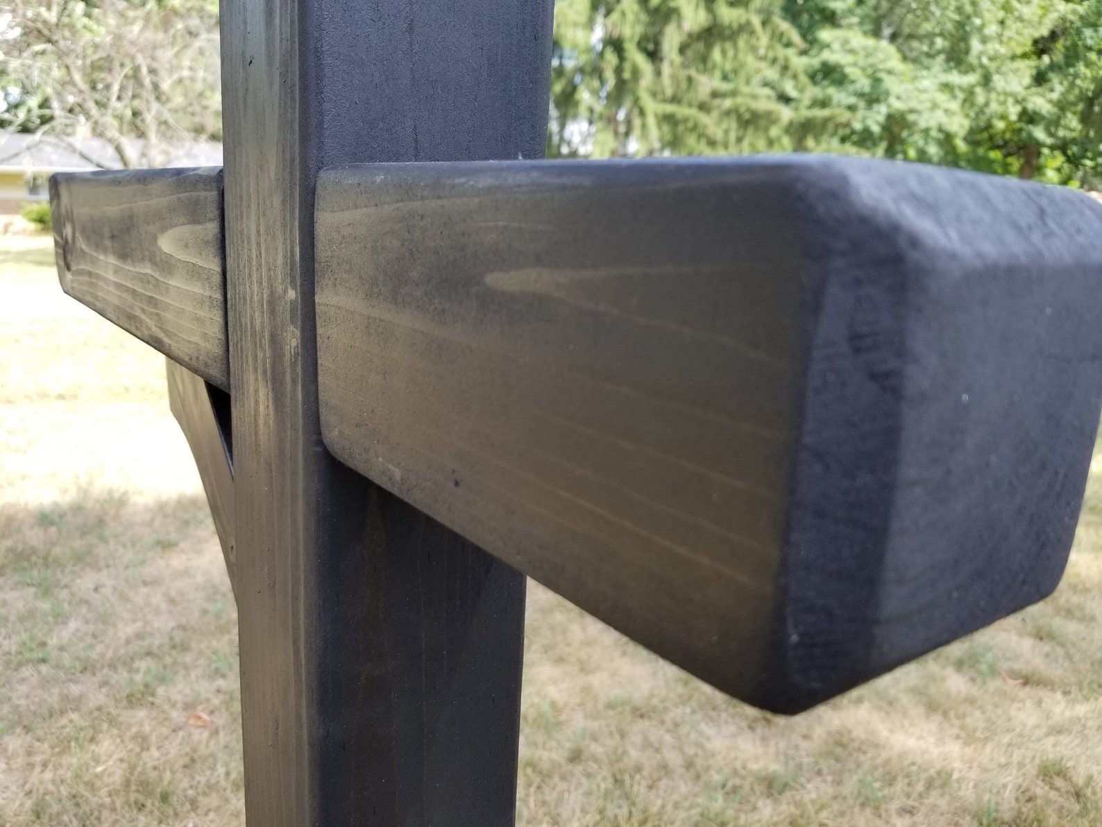 Handmade Wood Mailbox Post - Etsy