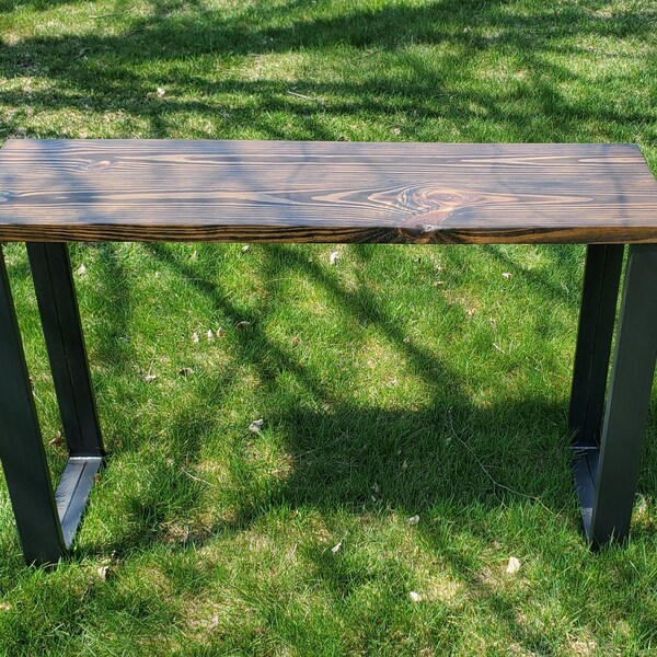 Rustic Sofa Table - Etsy