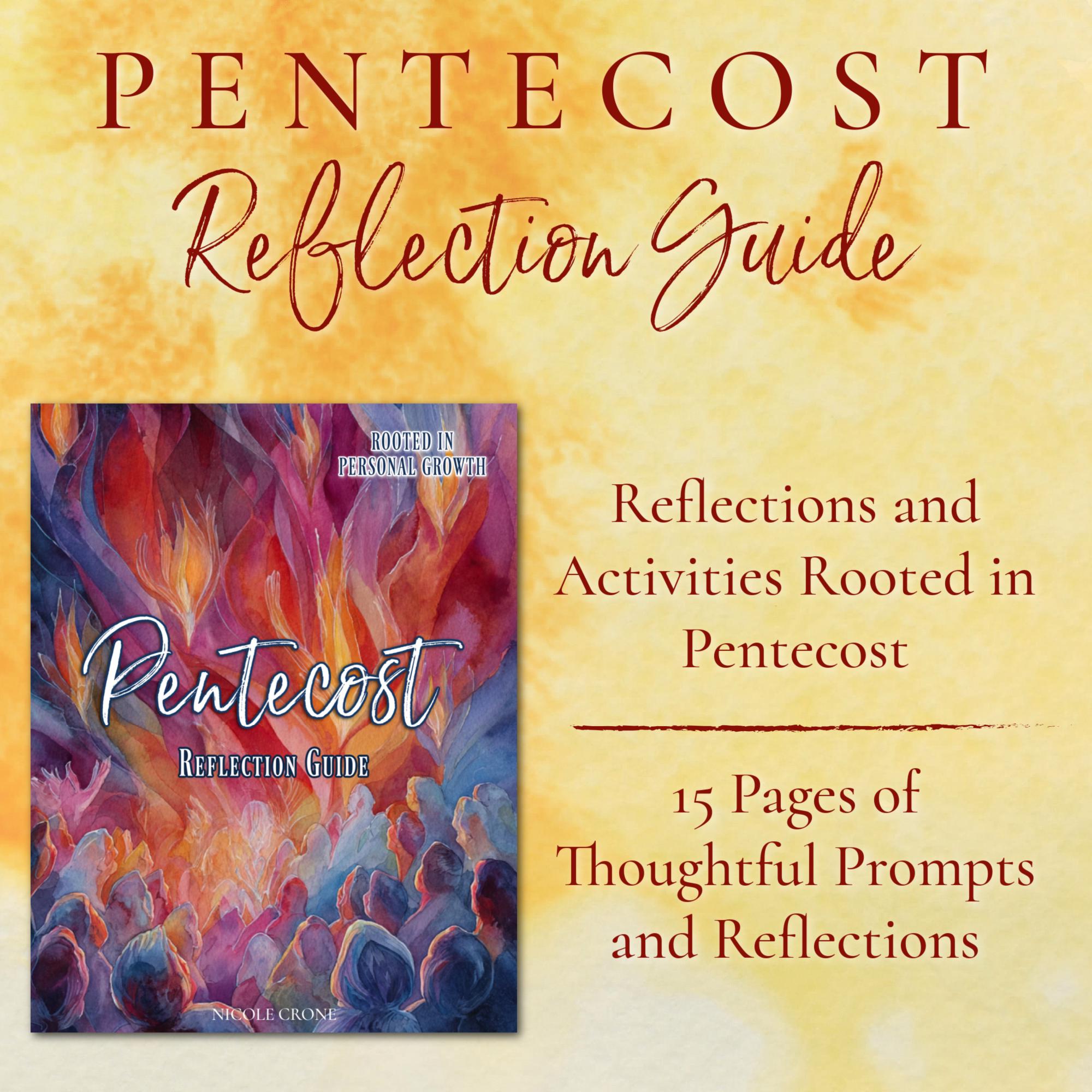 Pentecost Reflection Guide | Reflections and Activities to Welcome ...