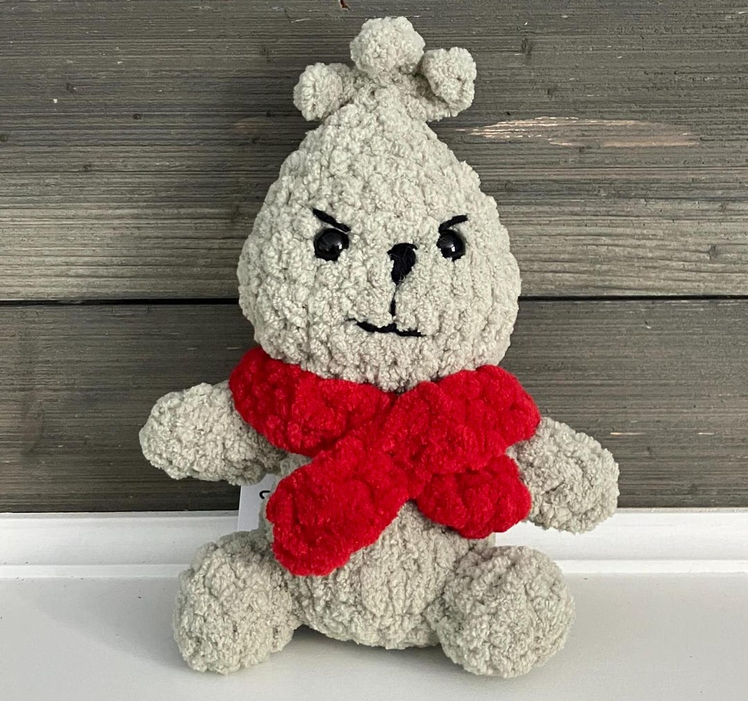 Grumpy Christmas Creature Crochet Plushie - Etsy