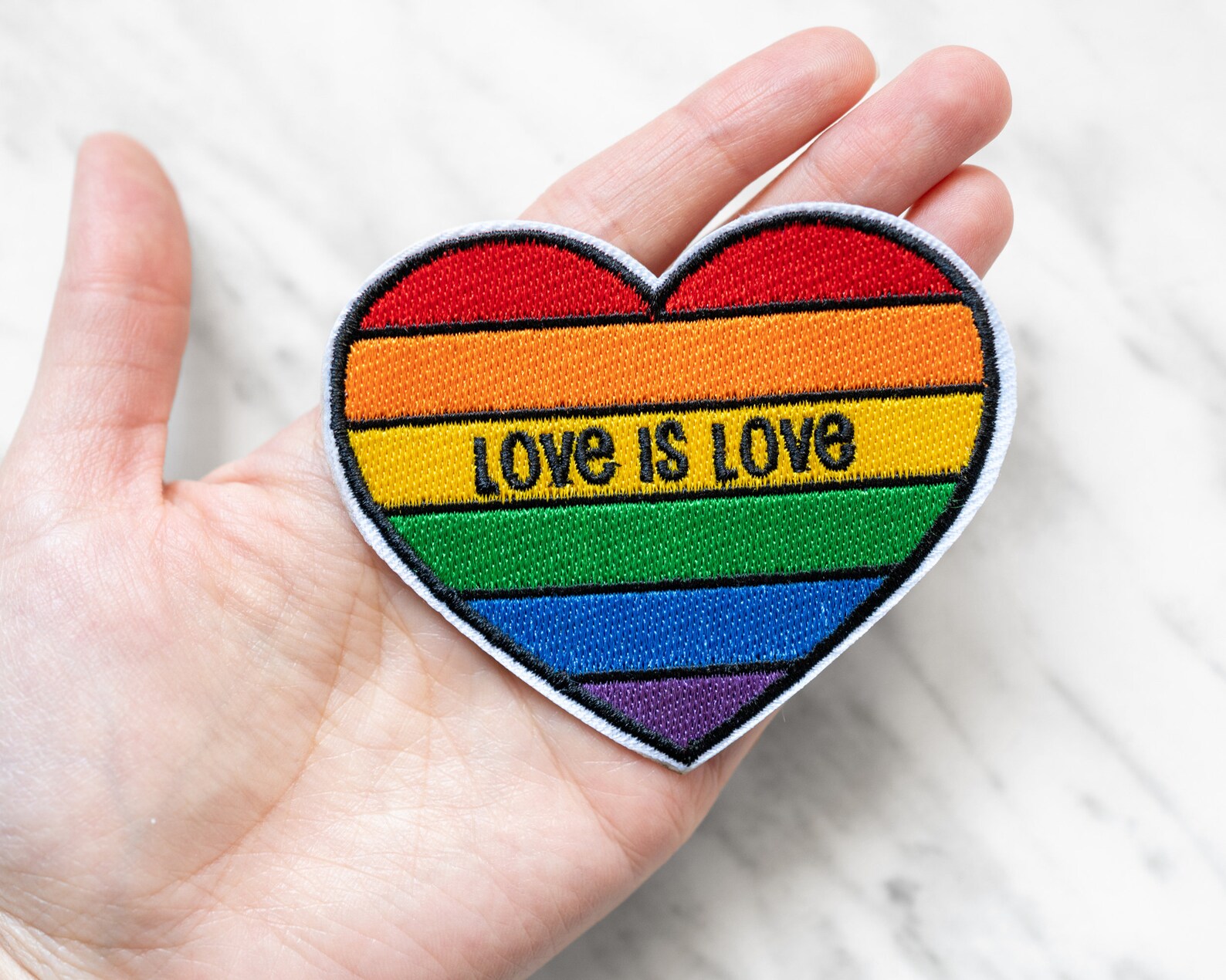 Love is Love Badge Patch Pride Gay Lesbian LGBTQ Patch | Etsy