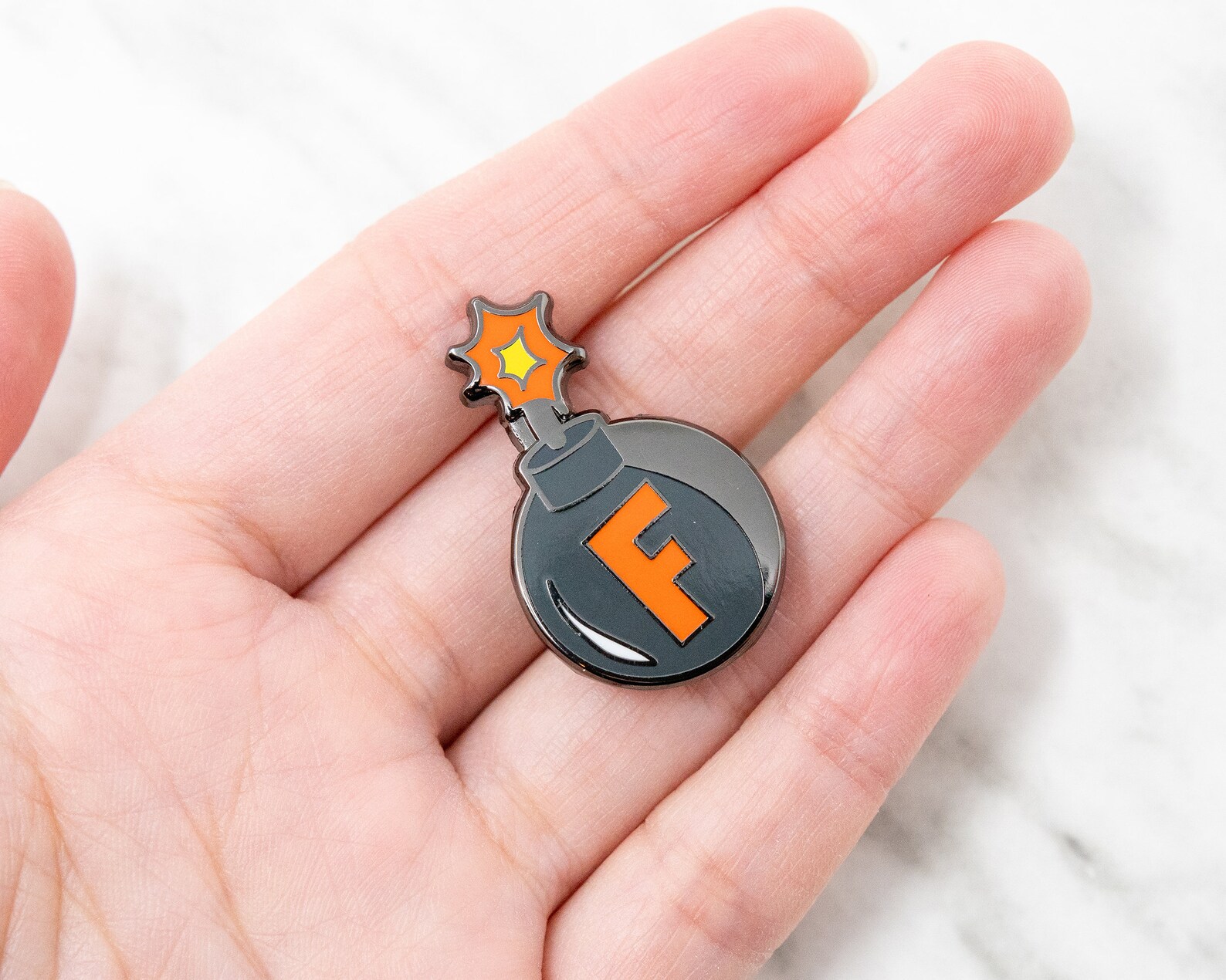 Funny Enamel Pin F Bomb Hard Enamel Pin Badge Emo Enamel Pin - Etsy