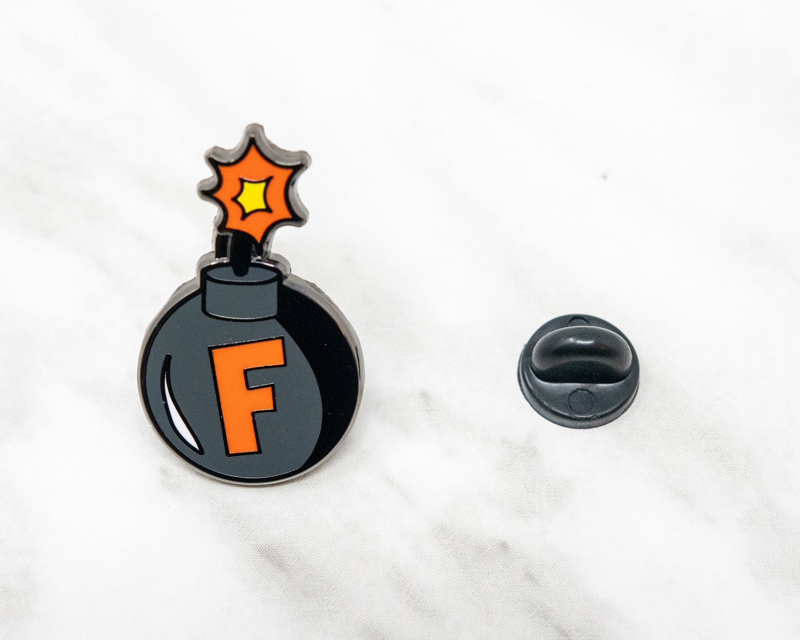 Funny Enamel Pin F Bomb Hard Enamel Pin Badge Emo Enamel Pin - Etsy