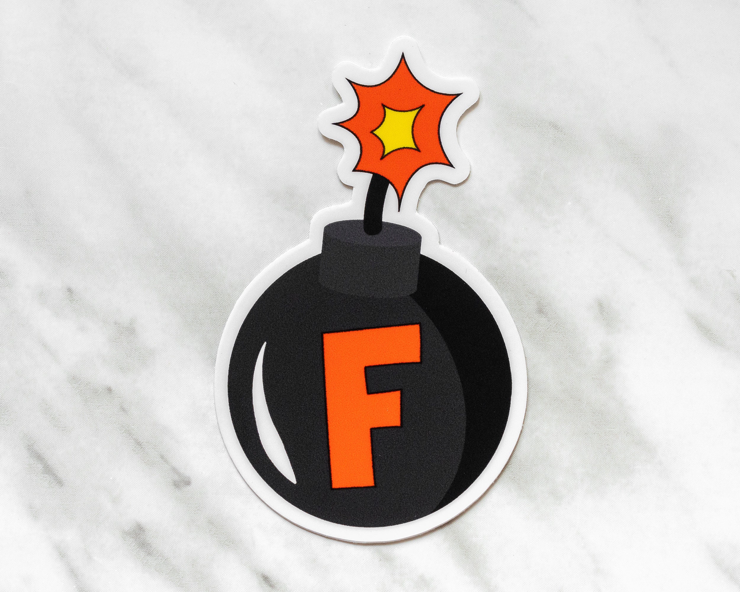 Funny F Bomb Vinyl Sticker Decal Laptop Stickers Stickers - Etsy