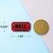 Funny Enamel Lapel Pin, Ticket to Hell Admit One, Ticket Stub Pin ...