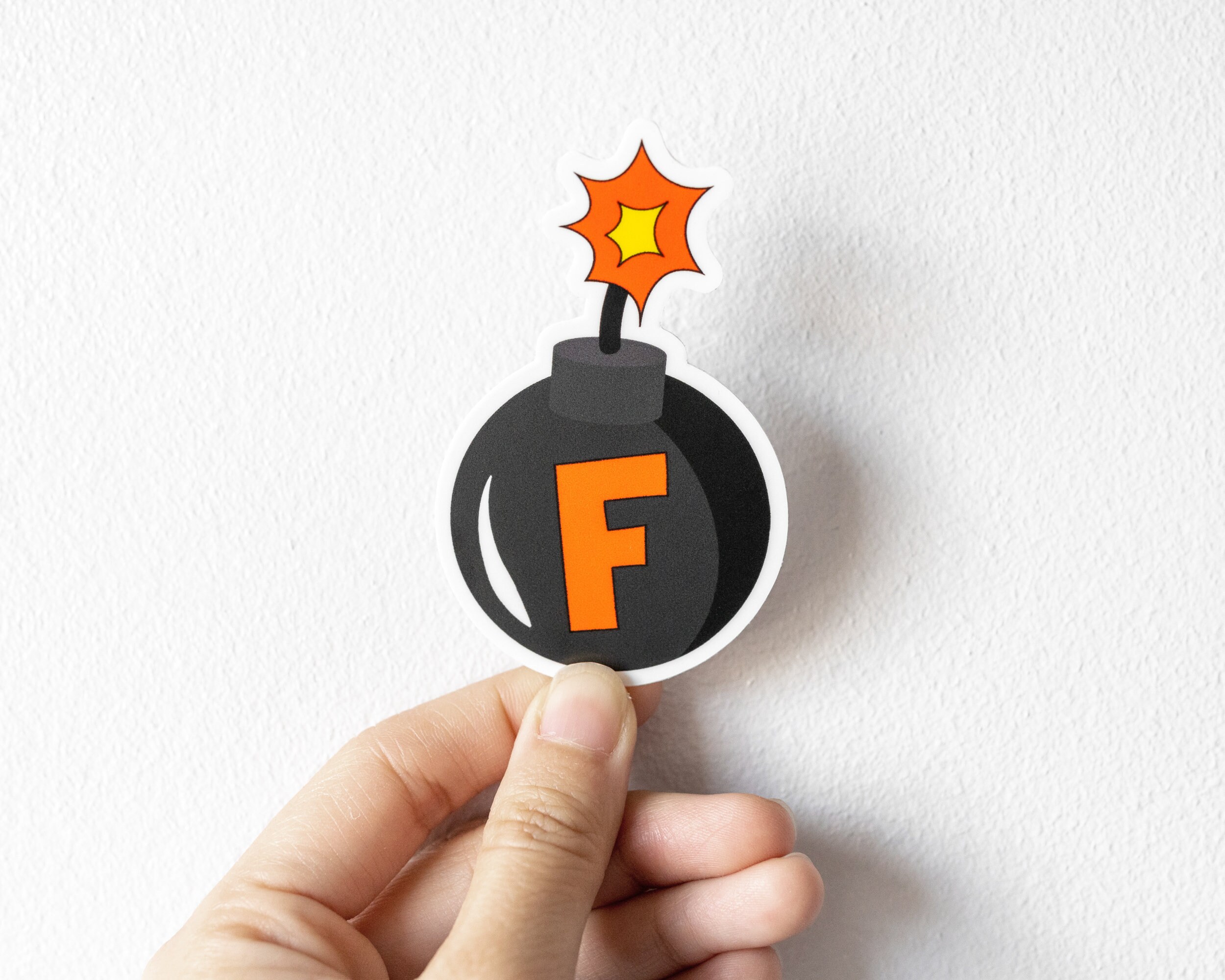 Funny F Bomb Vinyl Sticker Decal Laptop Stickers Stickers - Etsy