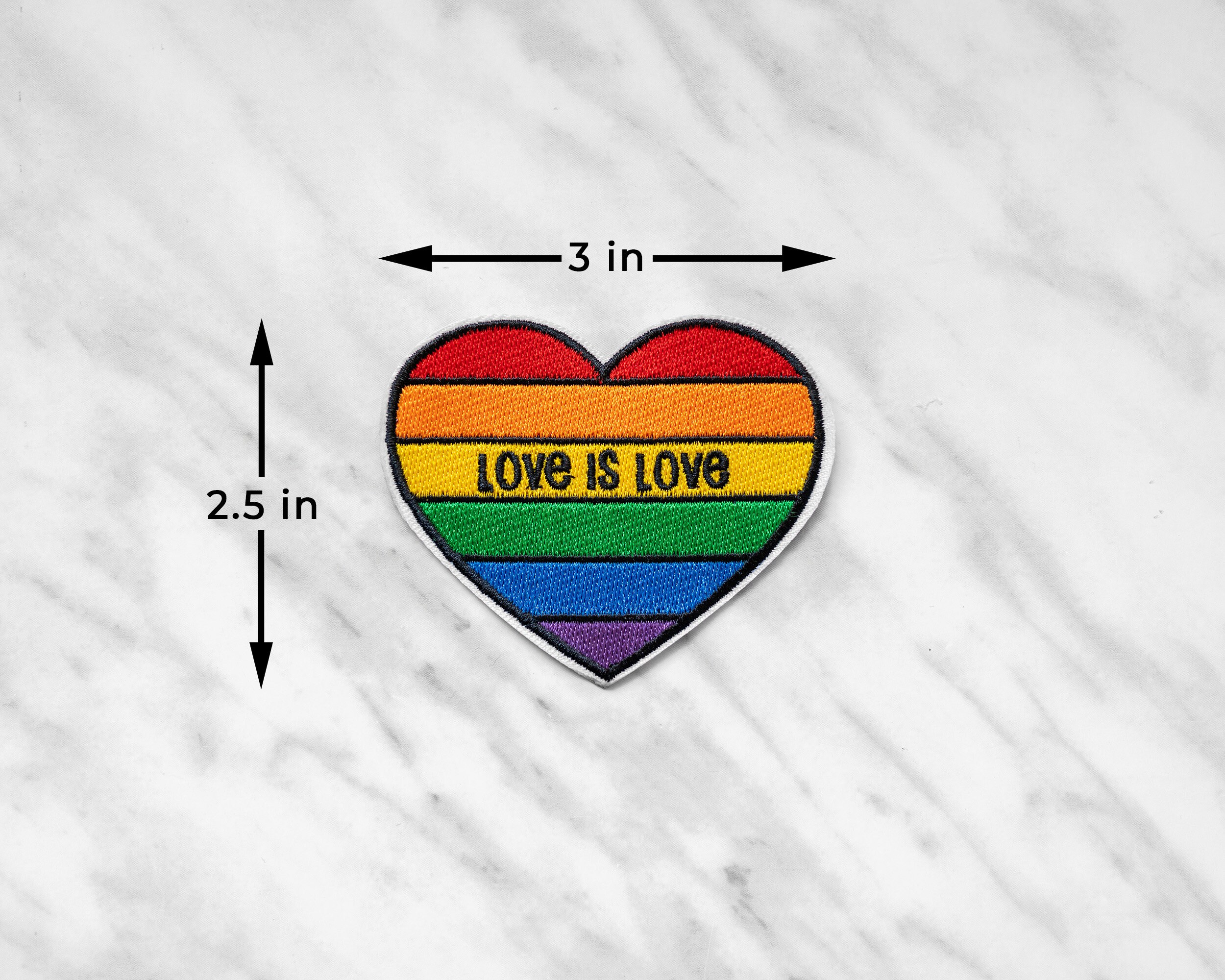 Love is Love Badge Patch Pride Gay Lesbian LGBTQ Patch | Etsy