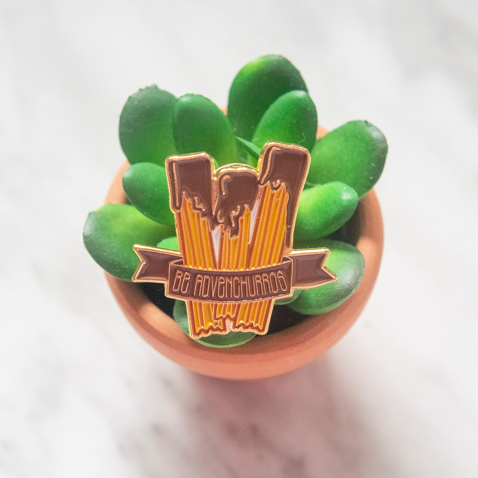 Cute Churro Enamel Pin Seconds Sale Be Advenchurros Kawaii - Etsy Canada