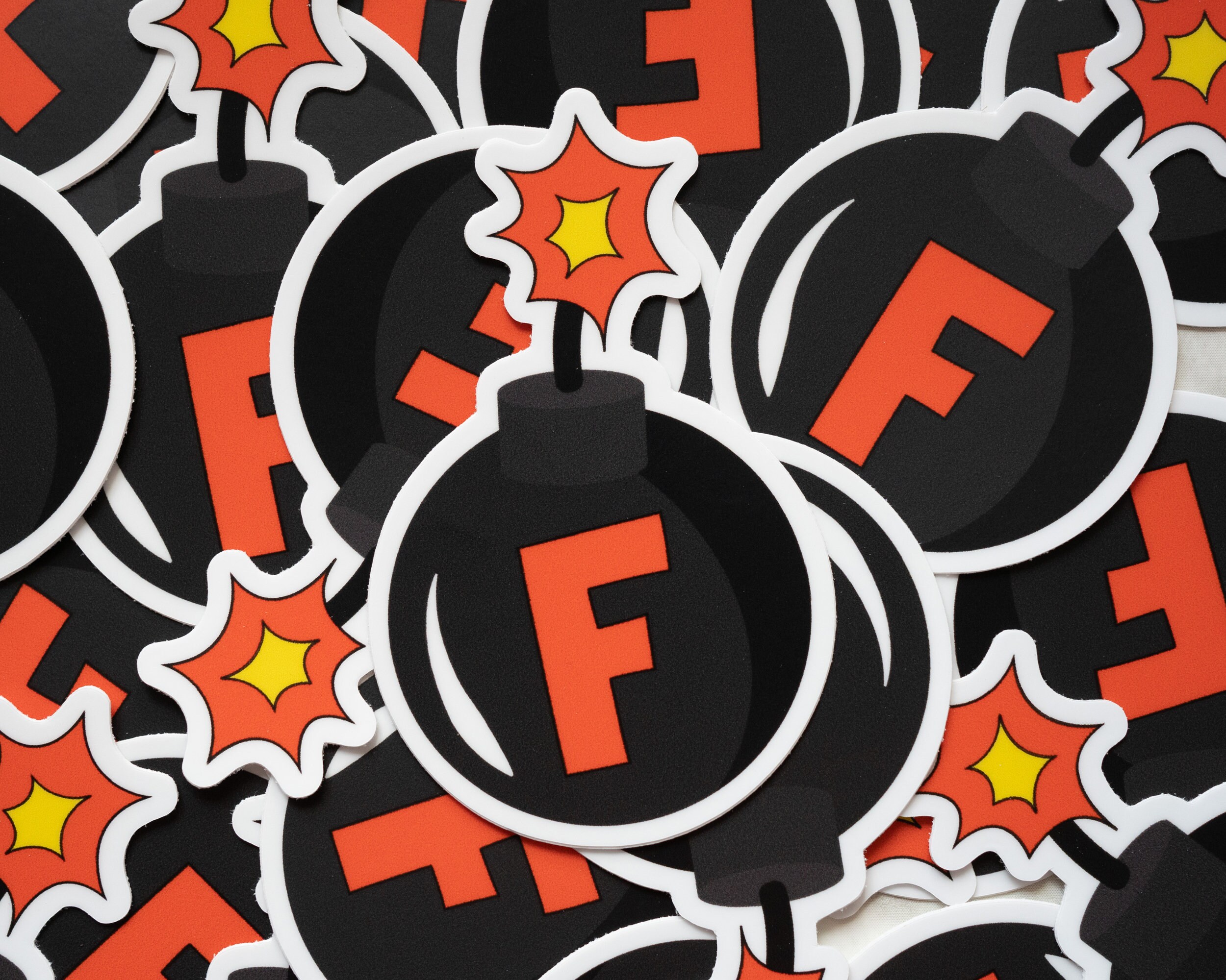 Funny F Bomb Vinyl Sticker Decal Laptop Stickers Stickers | Etsy