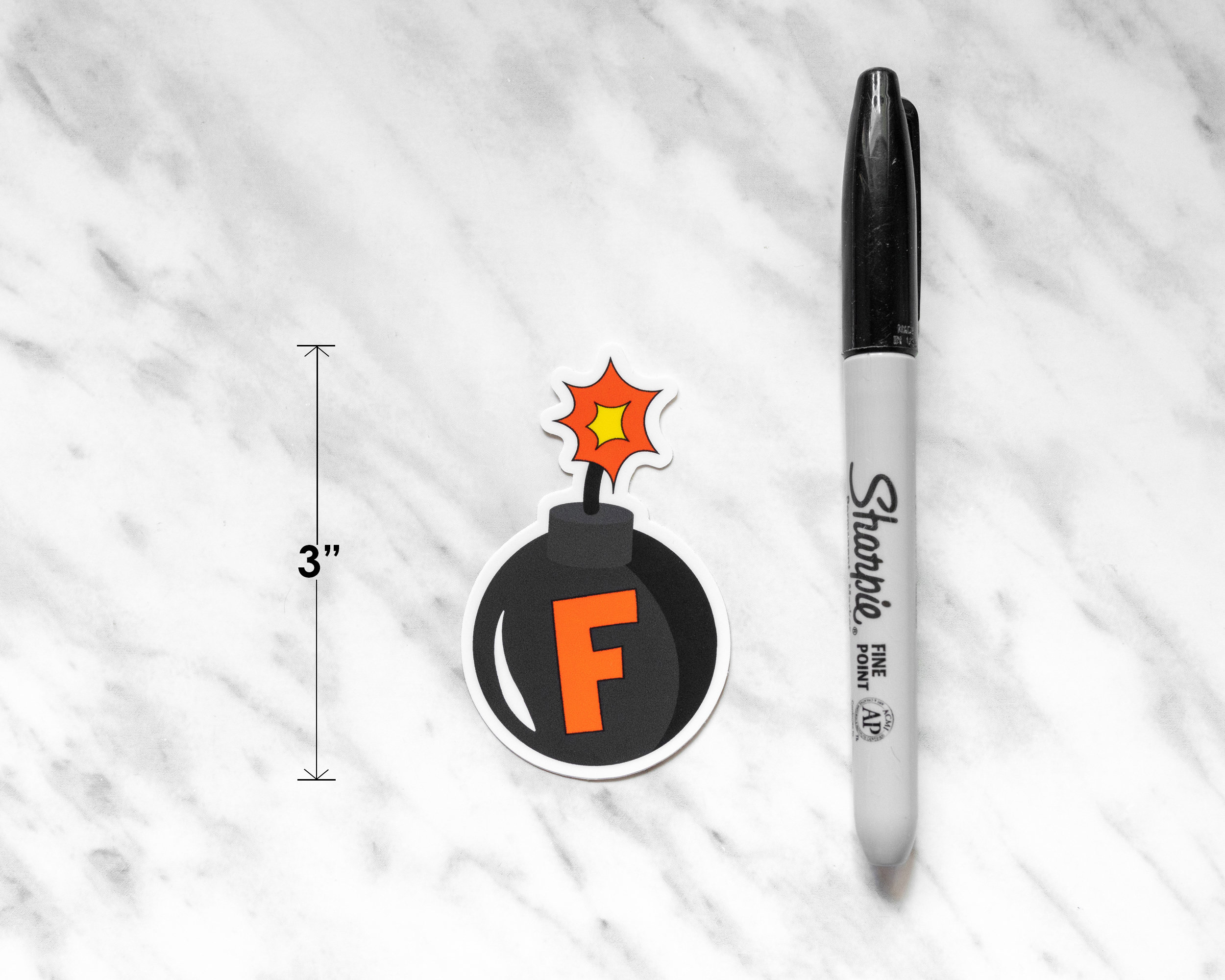 Funny F Bomb Vinyl Sticker Decal Laptop Stickers Stickers - Etsy