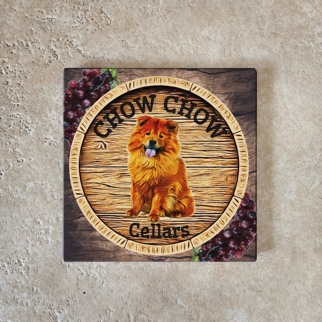 Chow Chow Cellars - Tempered Glass Trivet/cutting Board/charcuterie ...