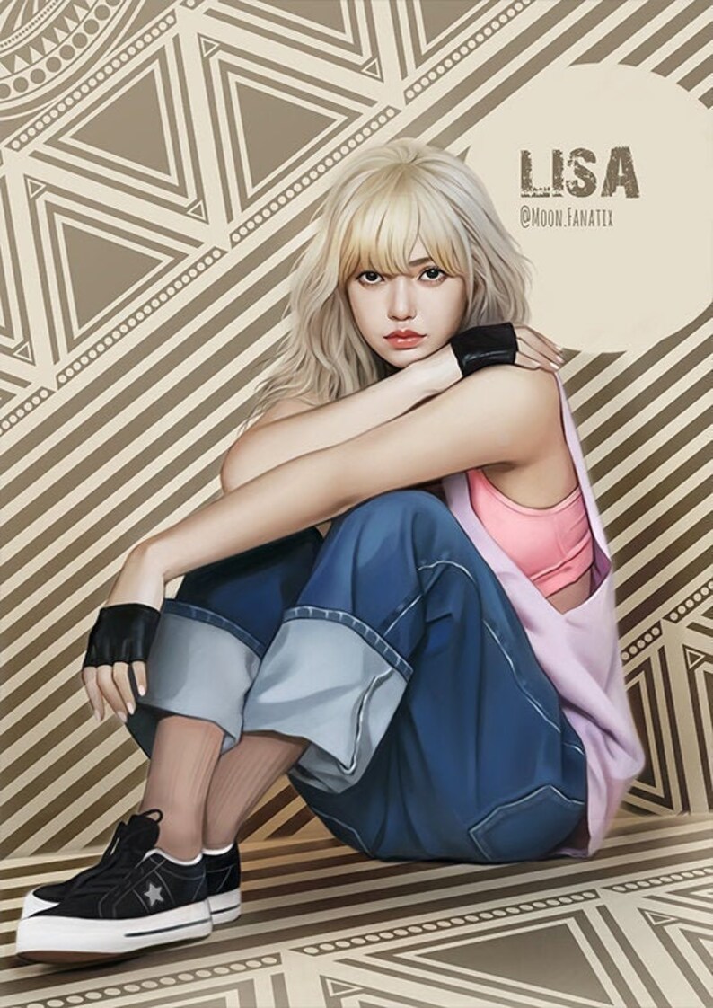 BLACKPINK LISA P204 A5/A4/A3 Print Poster Digital | Etsy