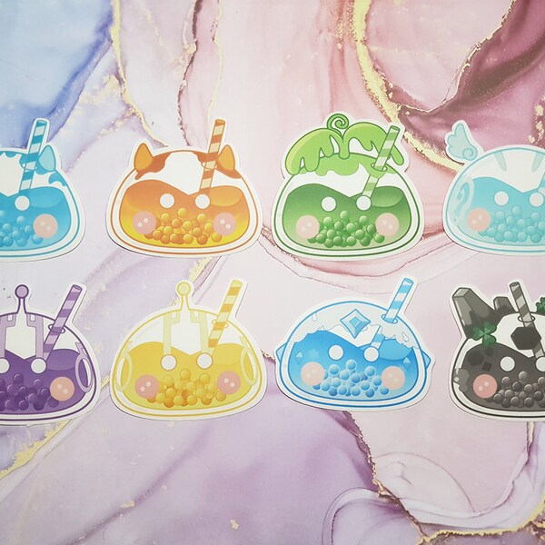 Genshin Element Stickers - Etsy