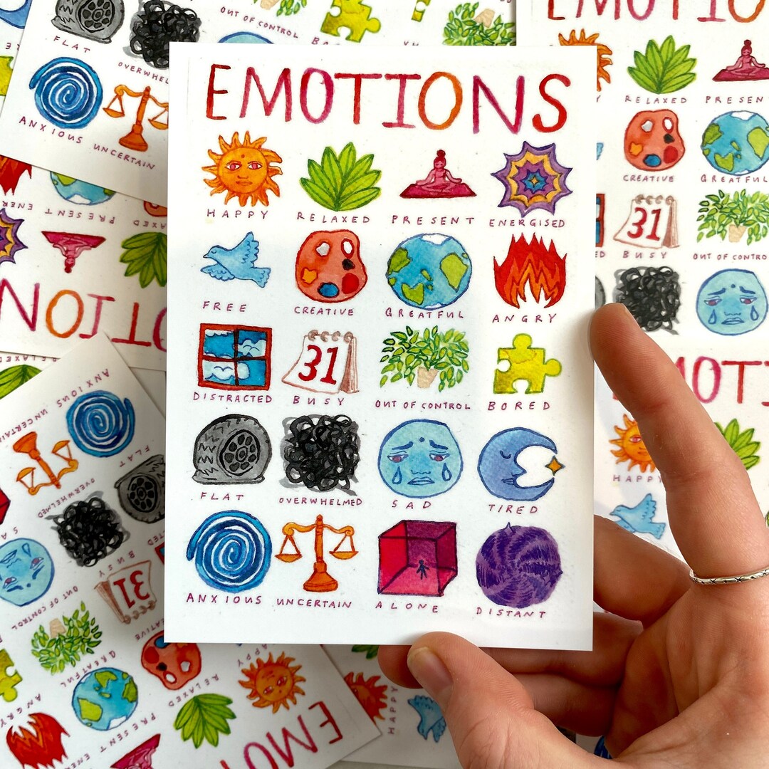 Emotions Chart - Etsy
