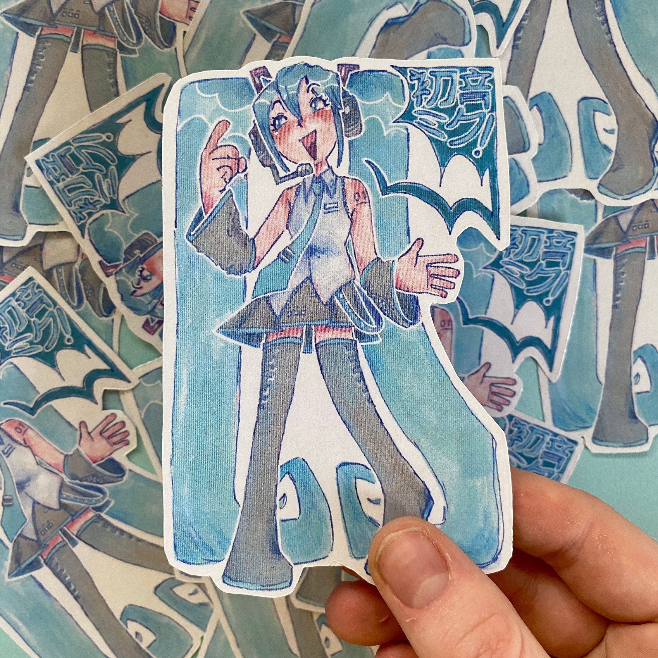 Miku Sticker - Etsy
