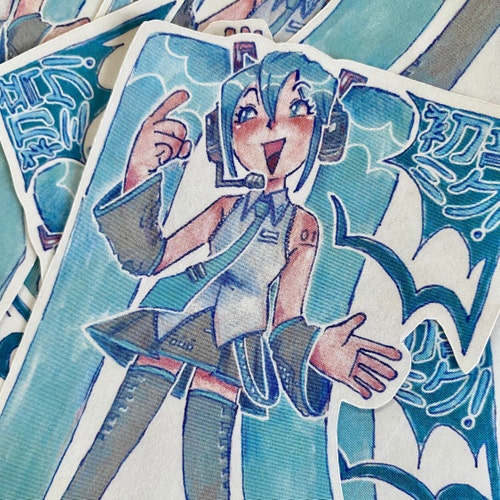 Miku Sticker - Etsy
