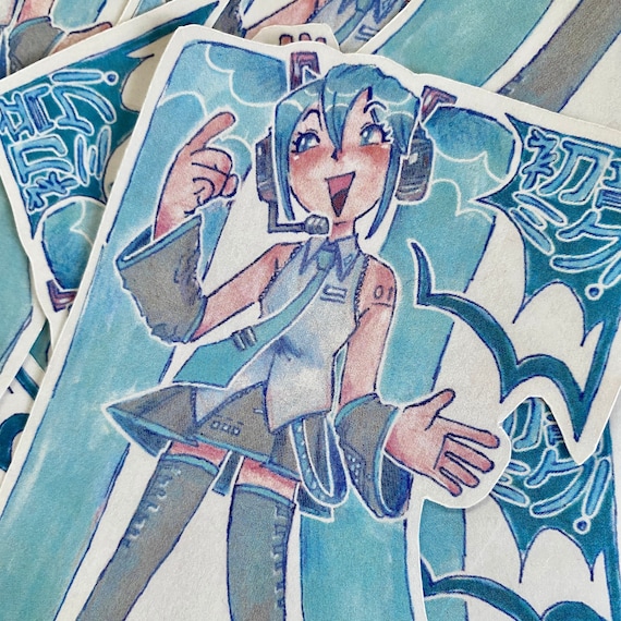 Miku Sticker | Etsy