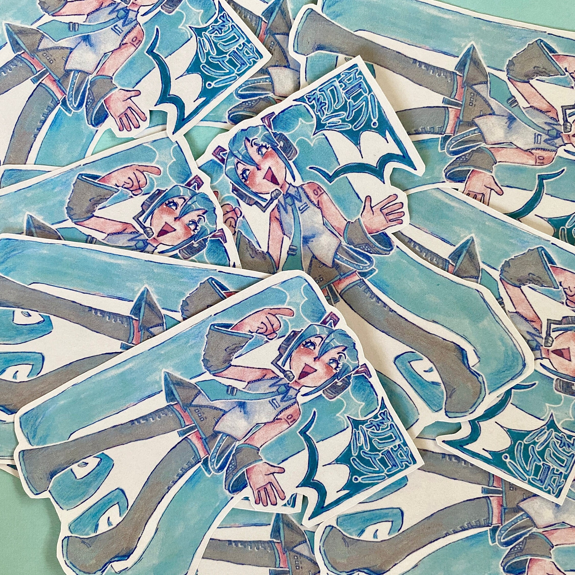 Miku Sticker - Etsy