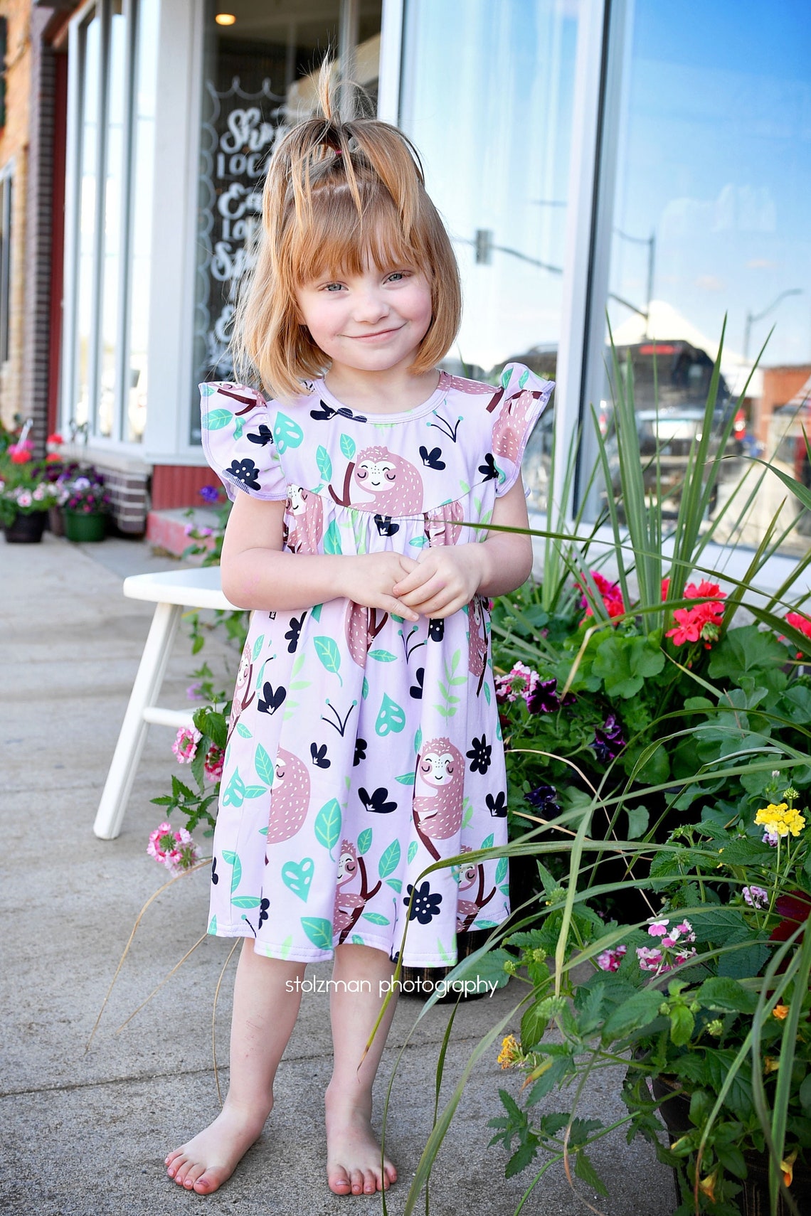 Sloth Milk Silk Flutter Dress - Etsy