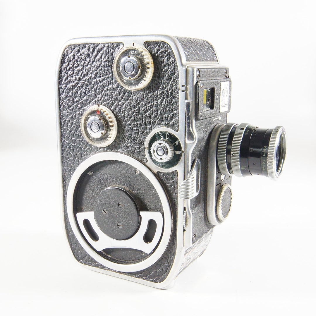 Paillard Bolex B8 Variable Speed 8mm Movie Camera With F1.9 13mm Kern ...