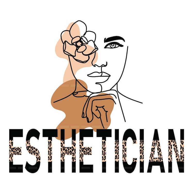 Esthetician Cartoon Logo - Etsy