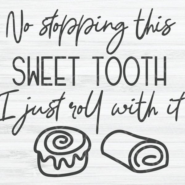 Cinnamon Roll Svg - Etsy