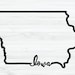 Iowa Outline SVG. Iowa Cursive Svg. Iowa Vector File. Iowa State ...