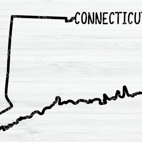 Connecticut Svg - Etsy