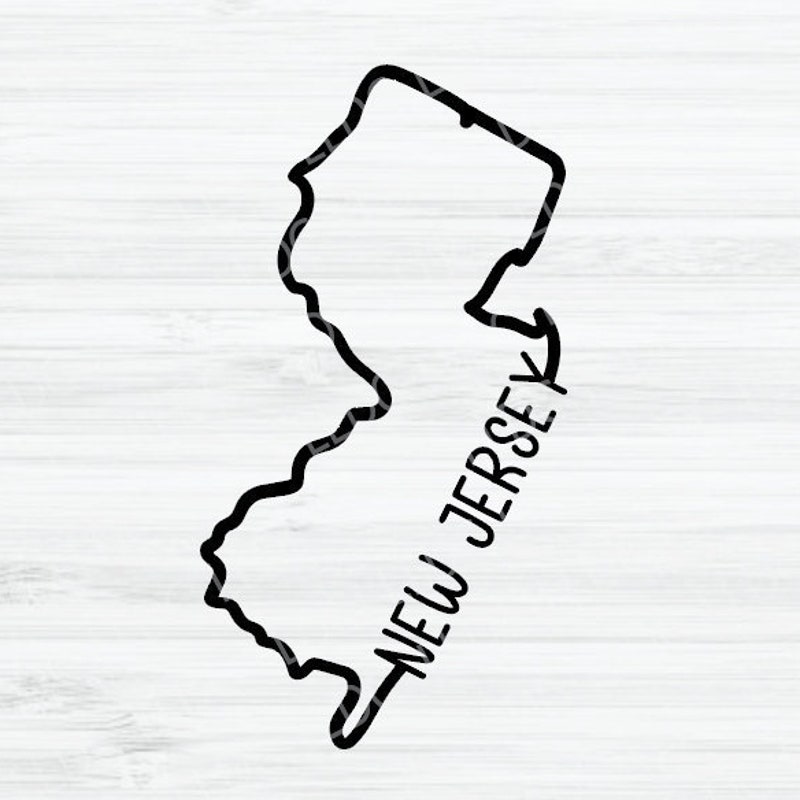 New Jersey Svg - Etsy