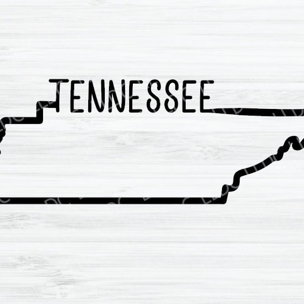 Tennessee Outline - Etsy