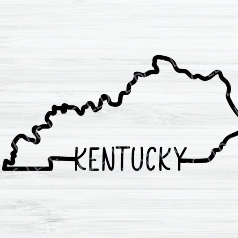 Kentucky State Shape - Etsy