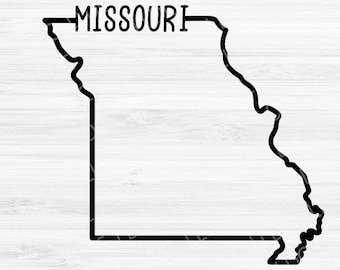 Missouri State Svg - Etsy