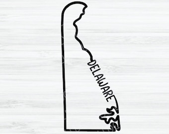 De Delaware Svg - Etsy