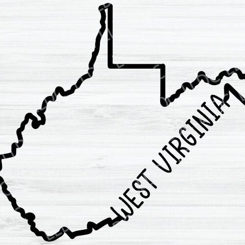 Virginia Outline SVG. Virginia Svg. Virginia Vector File. - Etsy Canada