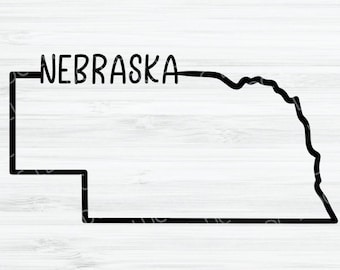 Retro Nebraska Png Nebraska State Png Nebraska Clipart - Etsy
