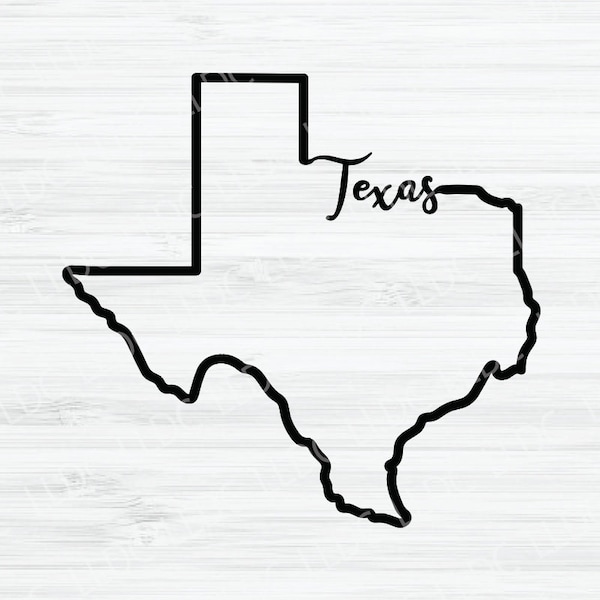 Texas Svg File - Etsy