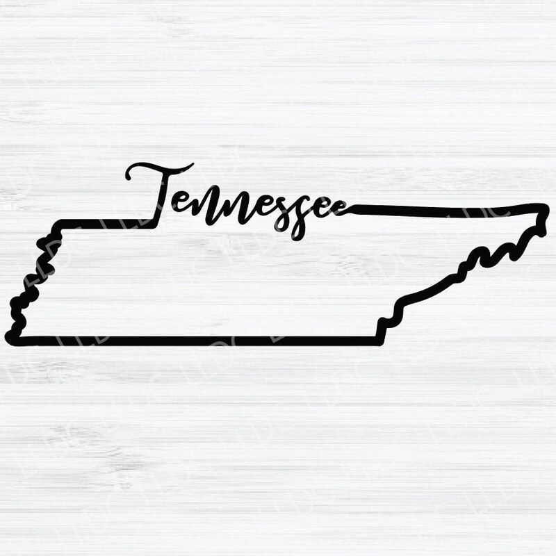 Tennessee Outline - Etsy