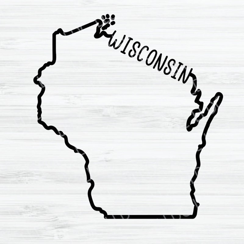 Wisconsin Svg - Etsy