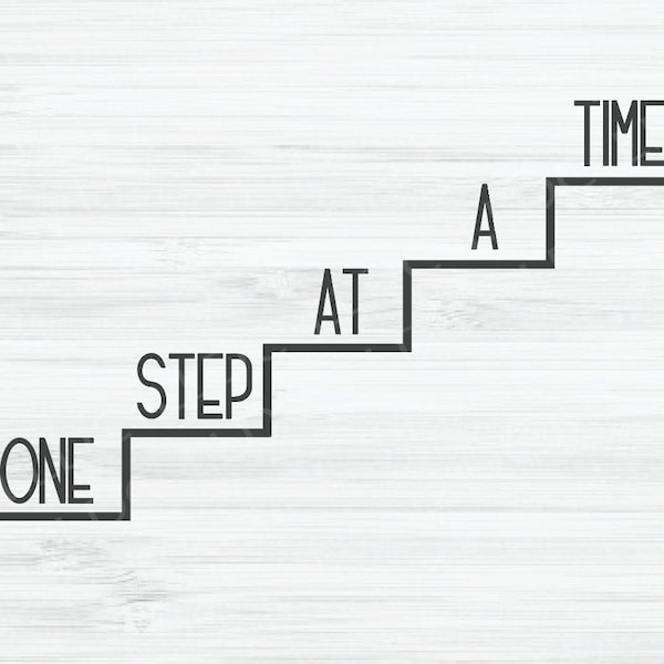One Step at a Time - Etsy