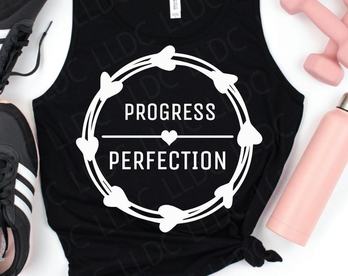 Progress Over Perfection Svg Real Not Perfect SVG File - Etsy